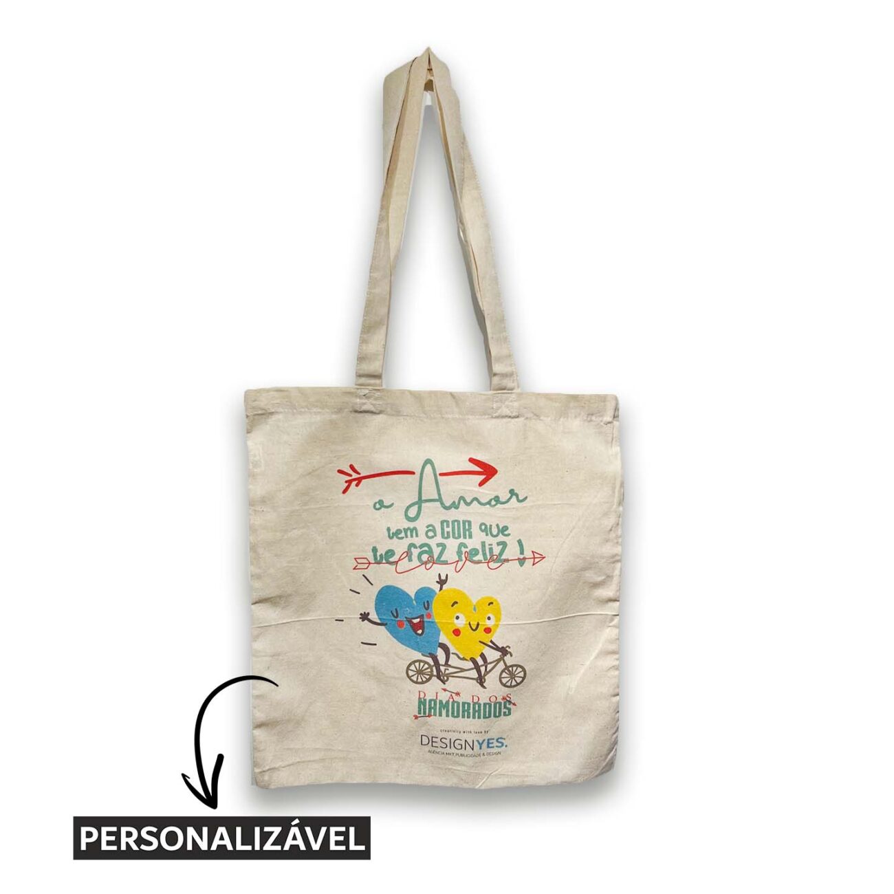 Saco de Pano 100% Algodão Personalizável – Agência Marketing, Design e ...